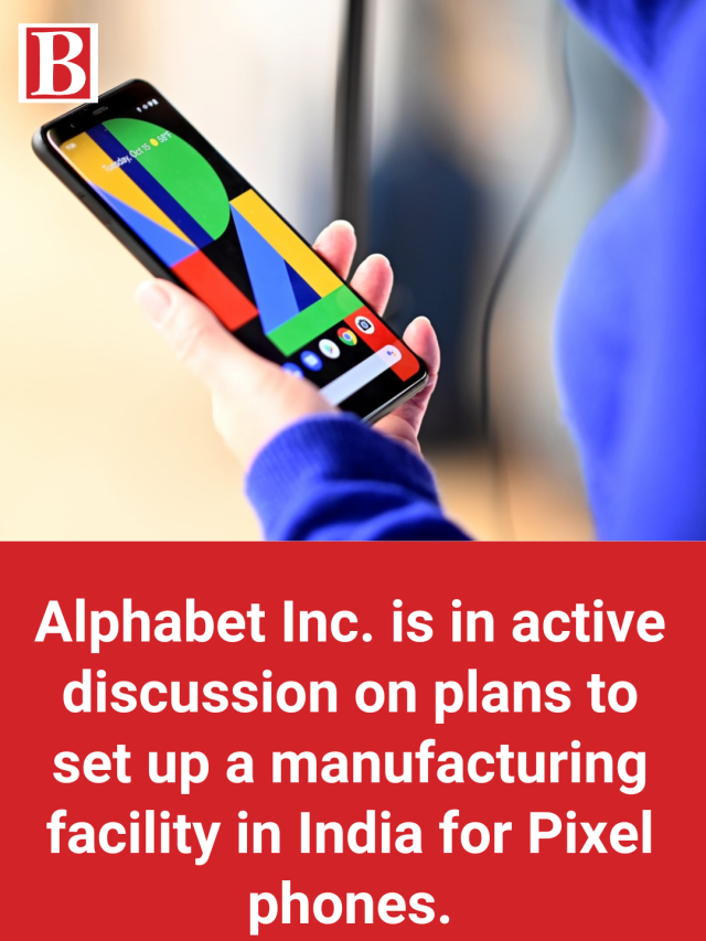 Alphabet Inc. is in active discussion on plans to set up a ...