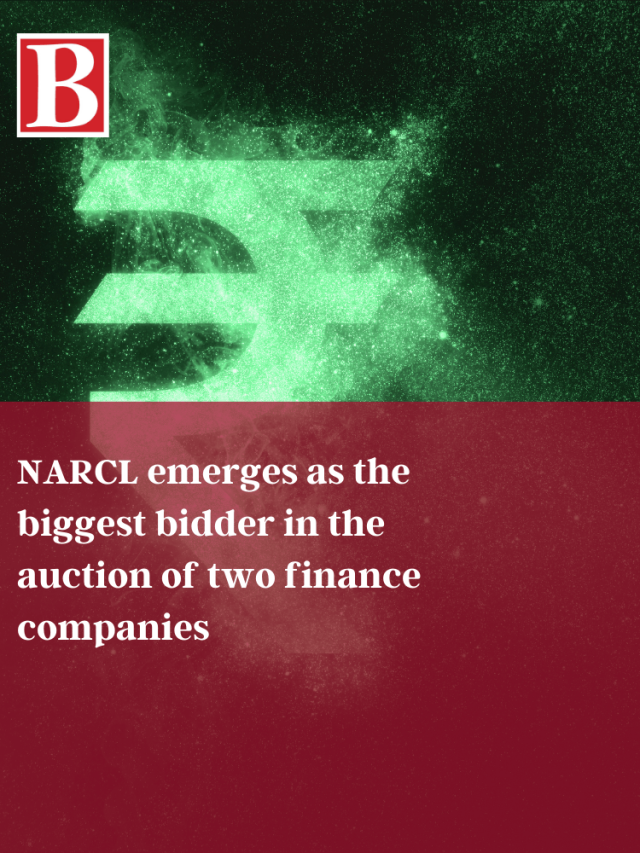 NARCL emerges as the biggest bidder in the auction of two finance ...