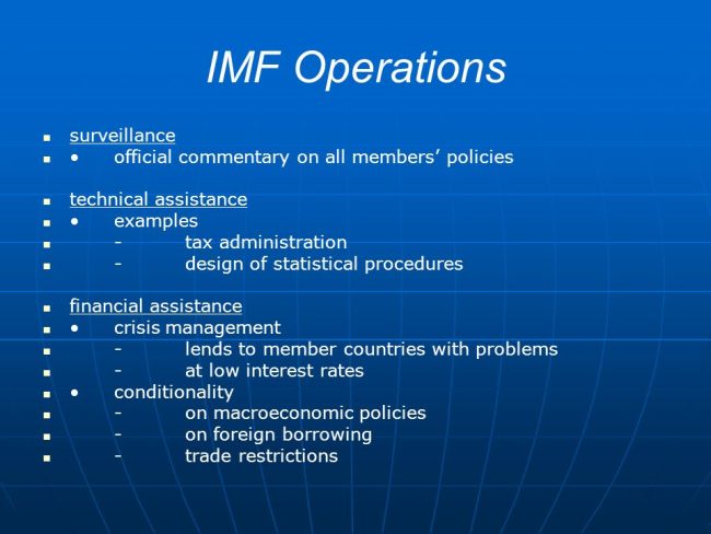 Know about International Monetary Fund (IMF)