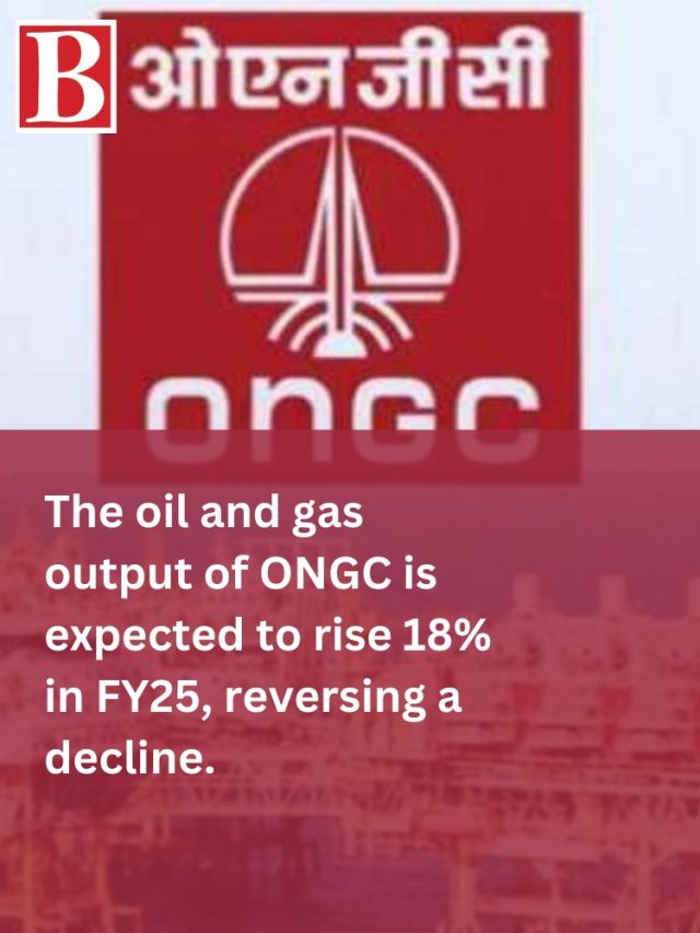 The oil and gas output of ONGC is expected to rise 18% in FY25 ...
