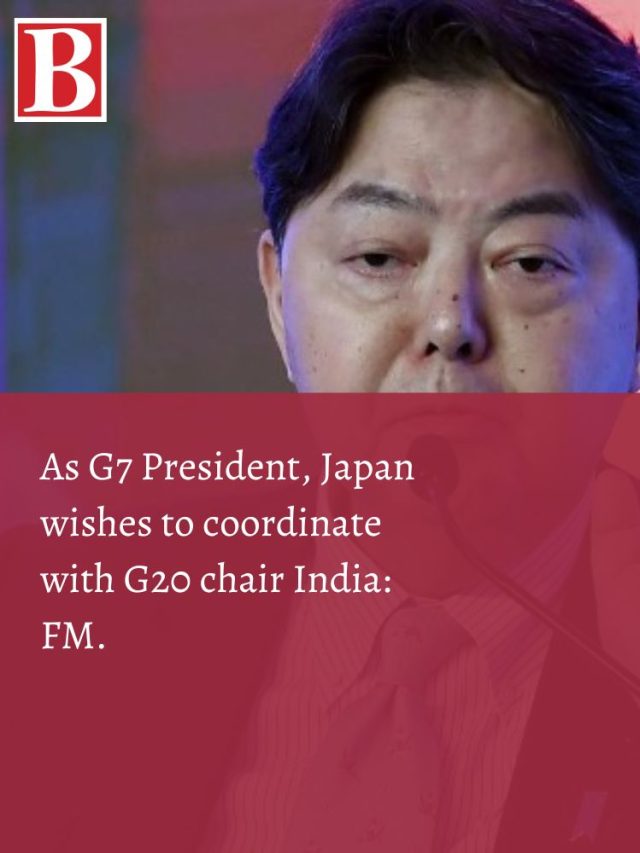 As G7 President, Japan wishes to coordinate with G20 chair India: FM ...
