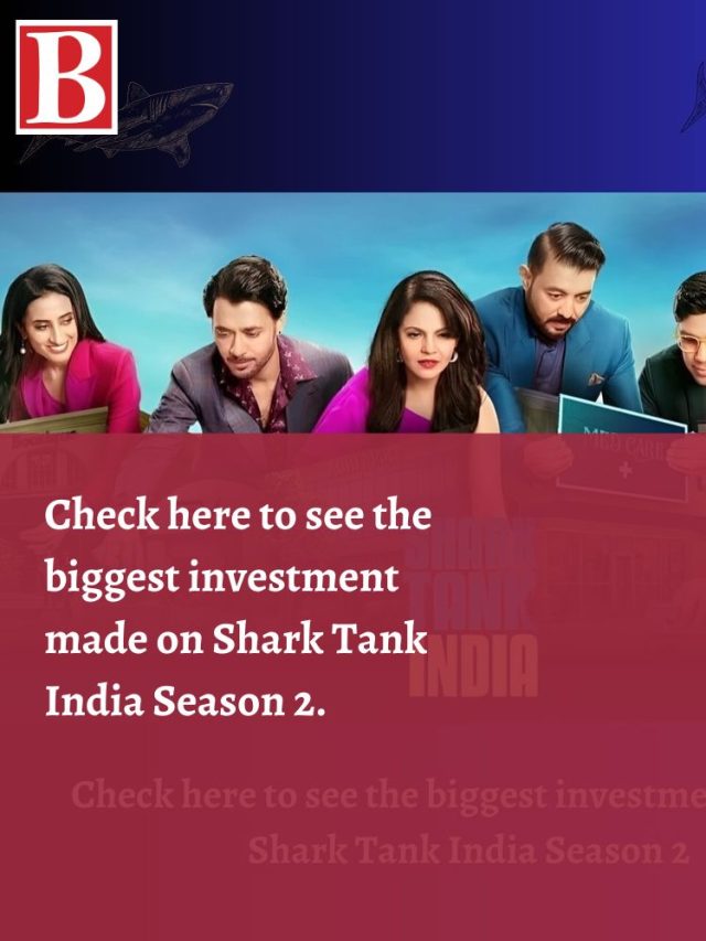 Check here to see the biggest investment made on Shark Tank India ...