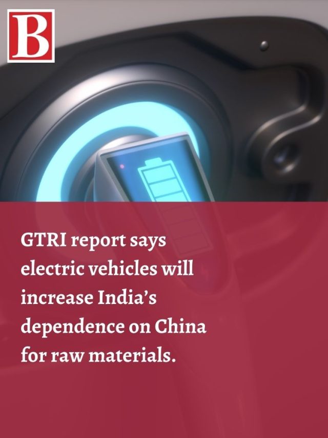 GTRI report says electric vehicles will increase India’s dependence on ...