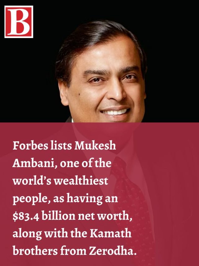 Forbes lists Mukesh Ambani, one of the world’s wealthiest people, as having an $83.4 billion net ...