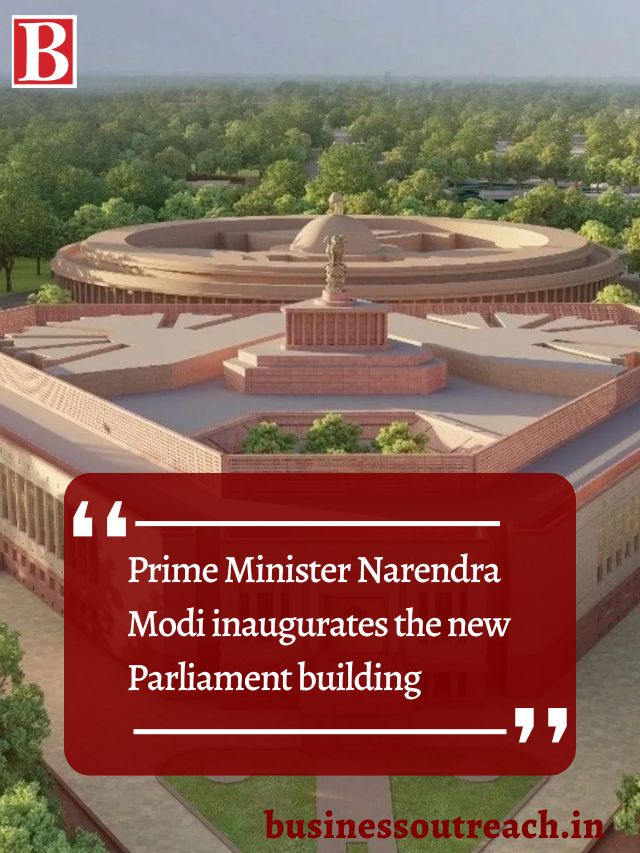 Prime Minister Narendra Modi inaugurates the new Parliament building ...