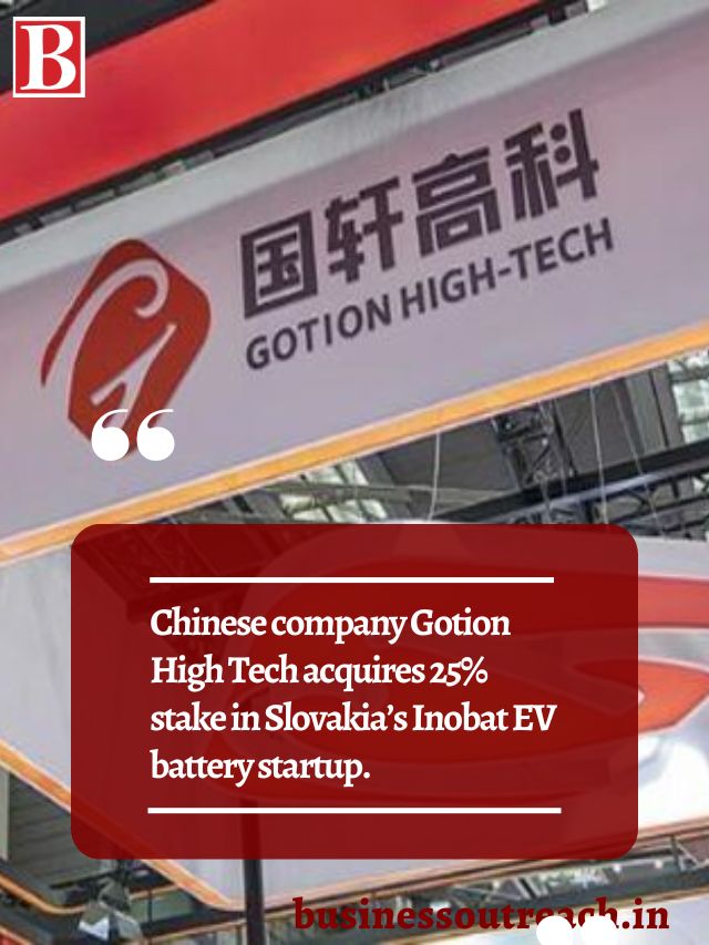 Chinese company Gotion High Tech acquires 25% stake in Slovakia’s Inobat EV battery startup ...