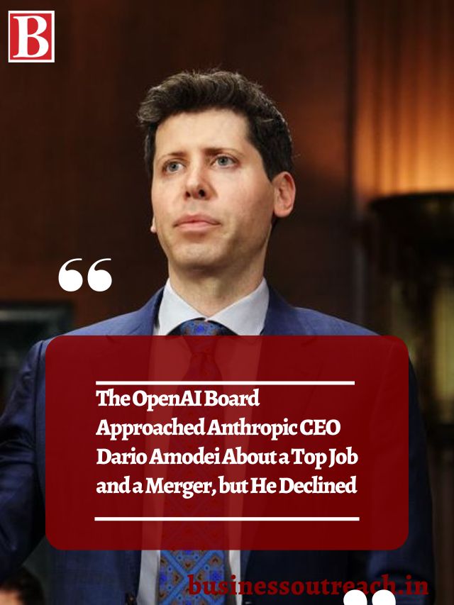 The OpenAI Board Approached Anthropic CEO Dario Amodei About a Top Job ... The OpenAI Board Approached Anthropic CEO Dario Amodei About a Top Job ...