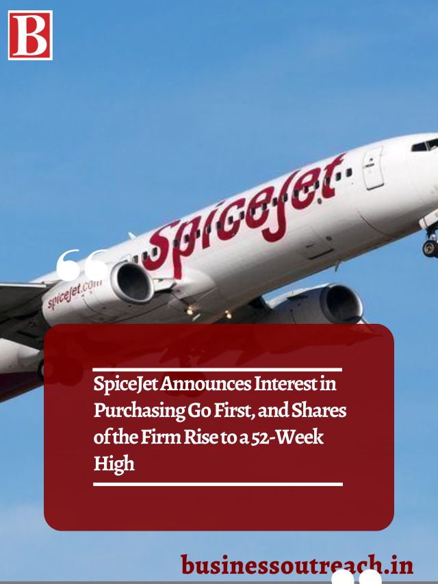 SpiceJet Announces Interest in Purchasing Go First, and Shares of the ...