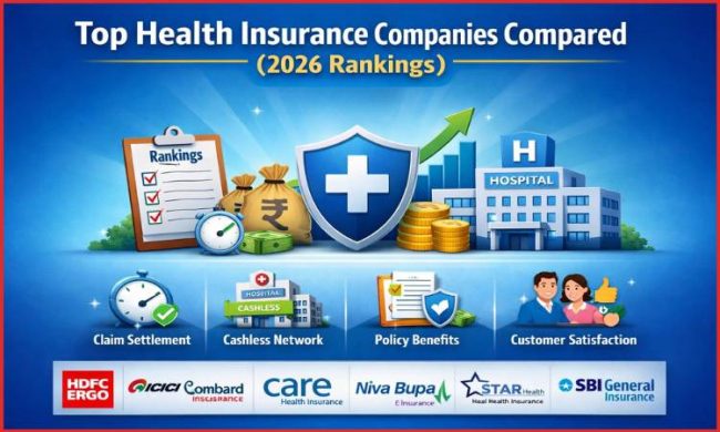 Best Health Insurance Companies in India (2026 Rankings)